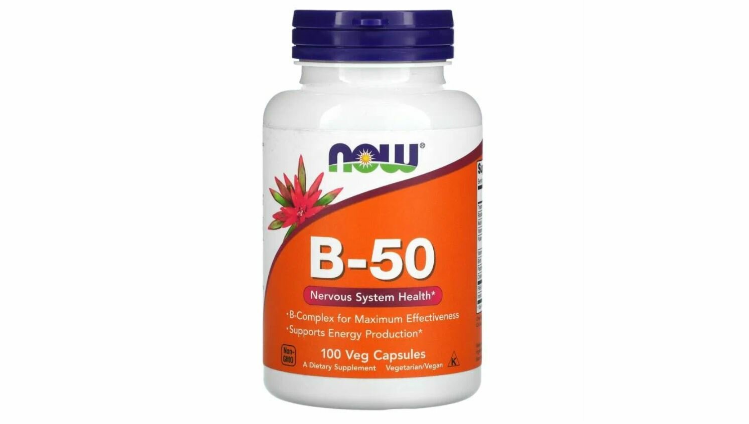 Now Foods, Vitamin B-50, Витамин B-50, 100 растительных капсул