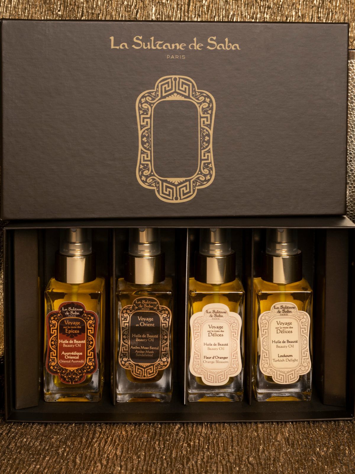 Набор масел La Sultane de Saba "4 Beauty Oils Gift Set", 200мл — фото 1