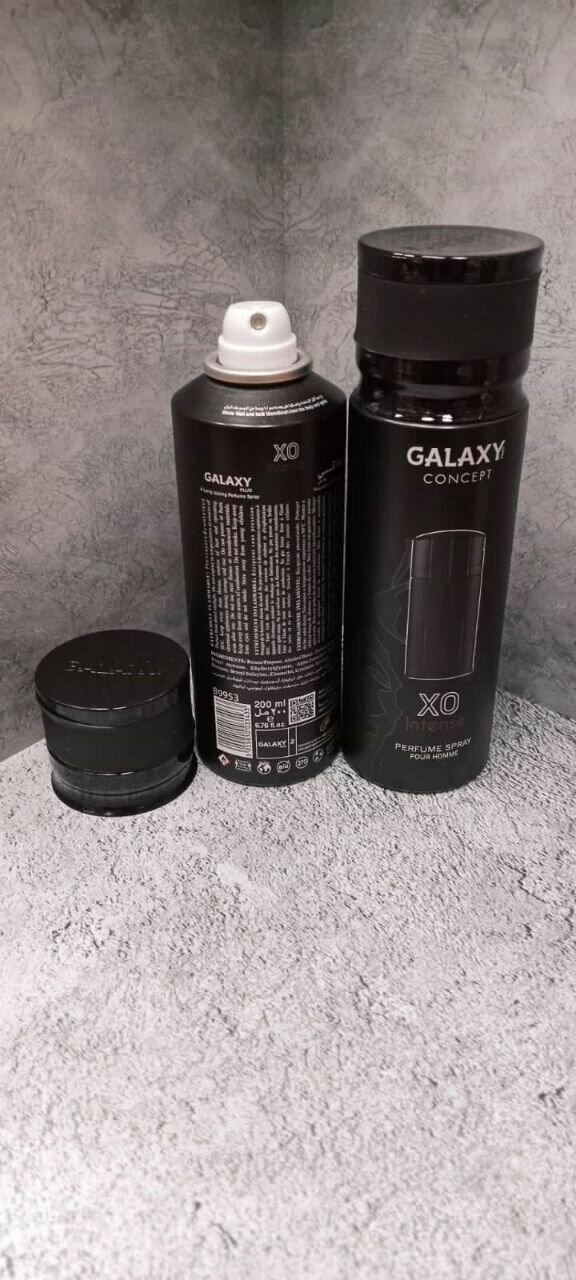 Galaxy Concept Black XO дезодорант антиперспирант парфюмированный мужской женский унисекс 200 мл