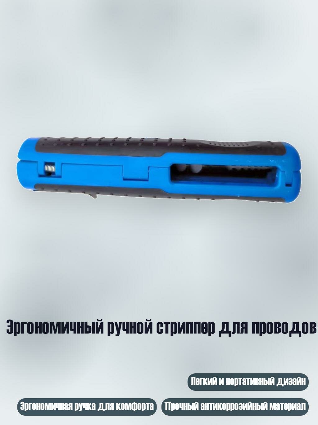 Эргономичный ручной стриппер для проводов