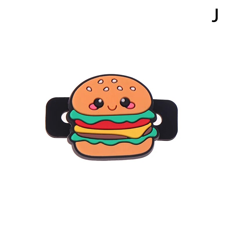 GUOMUZI Силиконовый виброгаситель для теннисной ракетки Food Series Черный, J