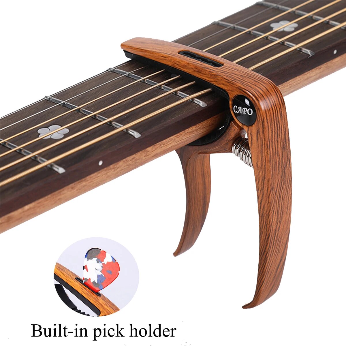 Каподастр Miwayer 3 в 1 Коричневый, Dark Wood