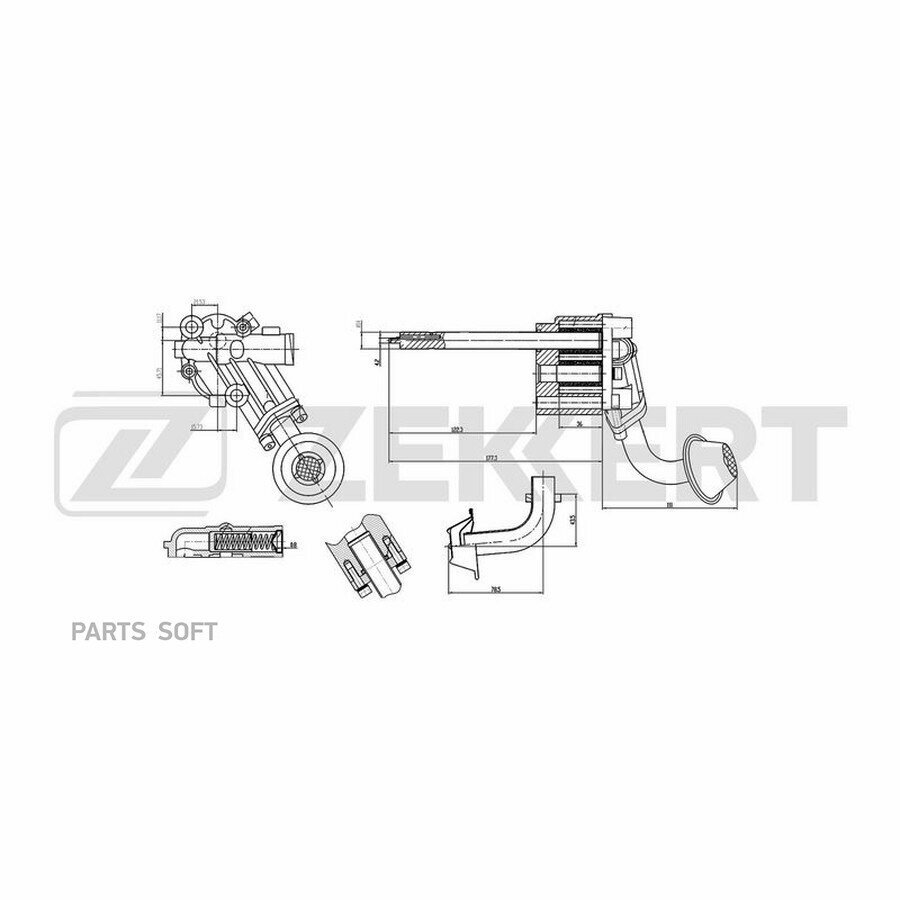 ZEKKERT MS-1049 Насос масляный VW Polo III 97- Lupo 98- ()