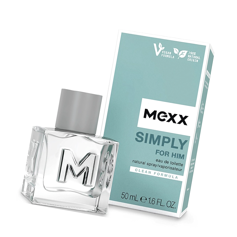 Mexx Simply For Him eau de toilette для мужчин 50 мл / Симпли Фо Хим