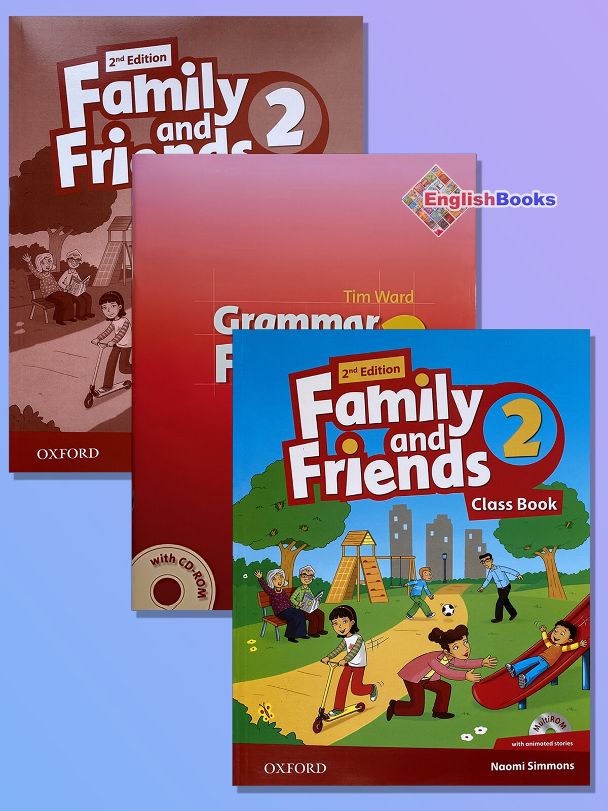Family and Friends 2 + Grammar Friends 2, 2nd Edition ( учебник, рабочая тетрадь, грамматика, CD )