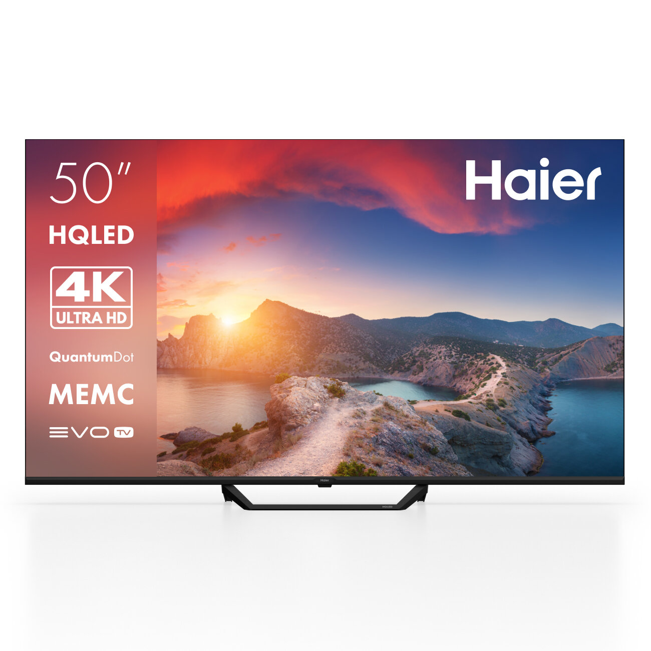 Телевизор Haier 50 Smart TV S2 Pro, 50", 4K UltraHD, 3840x2160, частота обновления 60Гц, ОС Android TV
