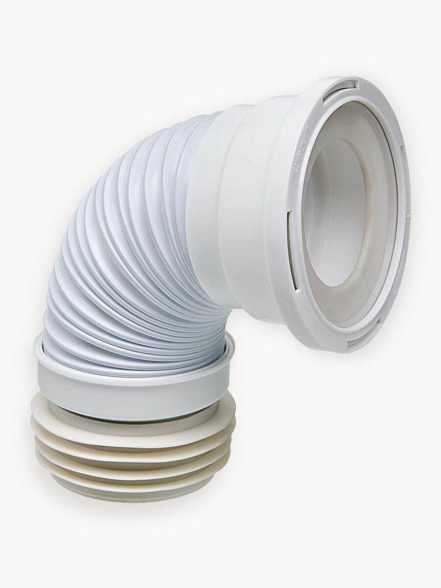 Гофра для унитаза армированная Essentials L190-330 мм D110 мм PUSH-FIT