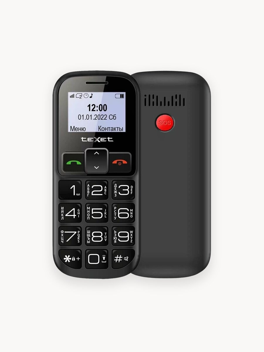 Мобильный телефон TM-B322 черный-красный