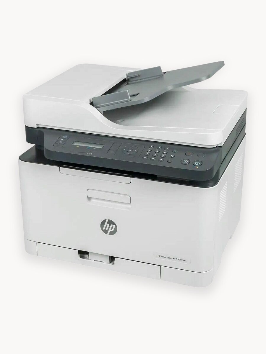 МФУ лазерный HP Color LaserJet 179fnw цветная печать, A4, цвет белый [4zb97a]