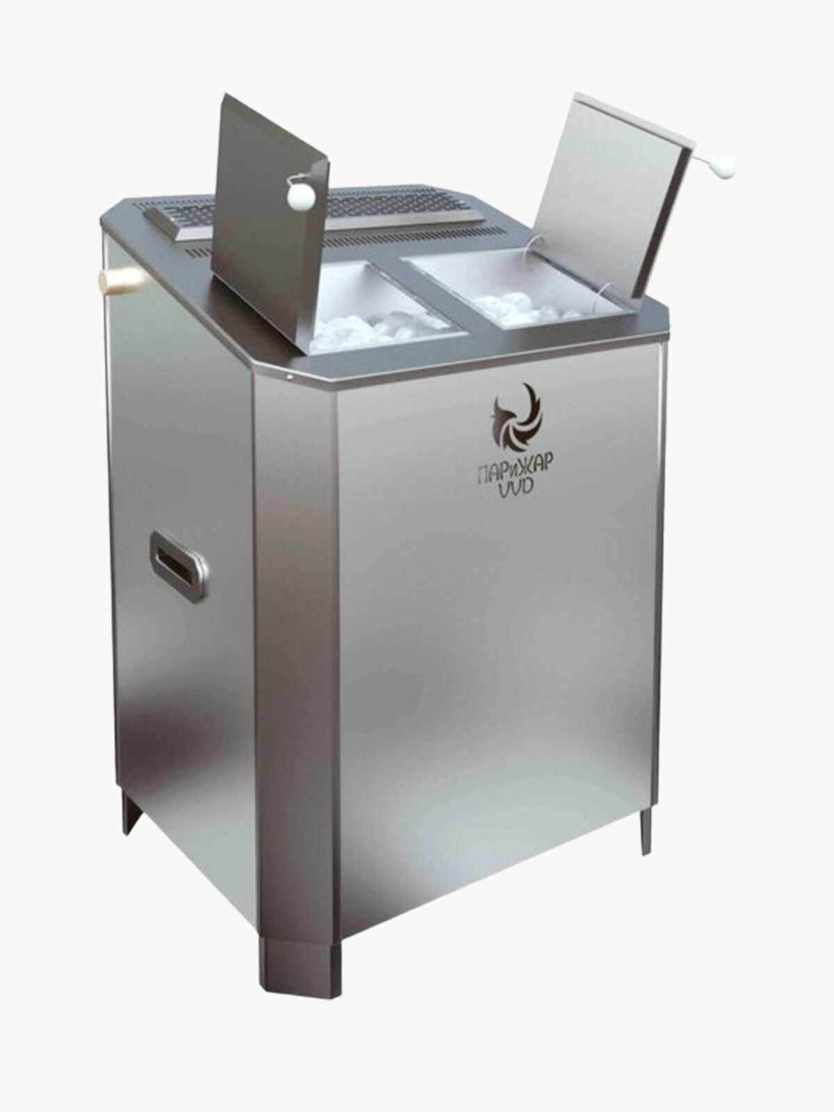 Паротермальная электрическая печь ВВД ПАРиЖАР 12 кВт (без пульта, нержавейка, с эгпп, 380 В)