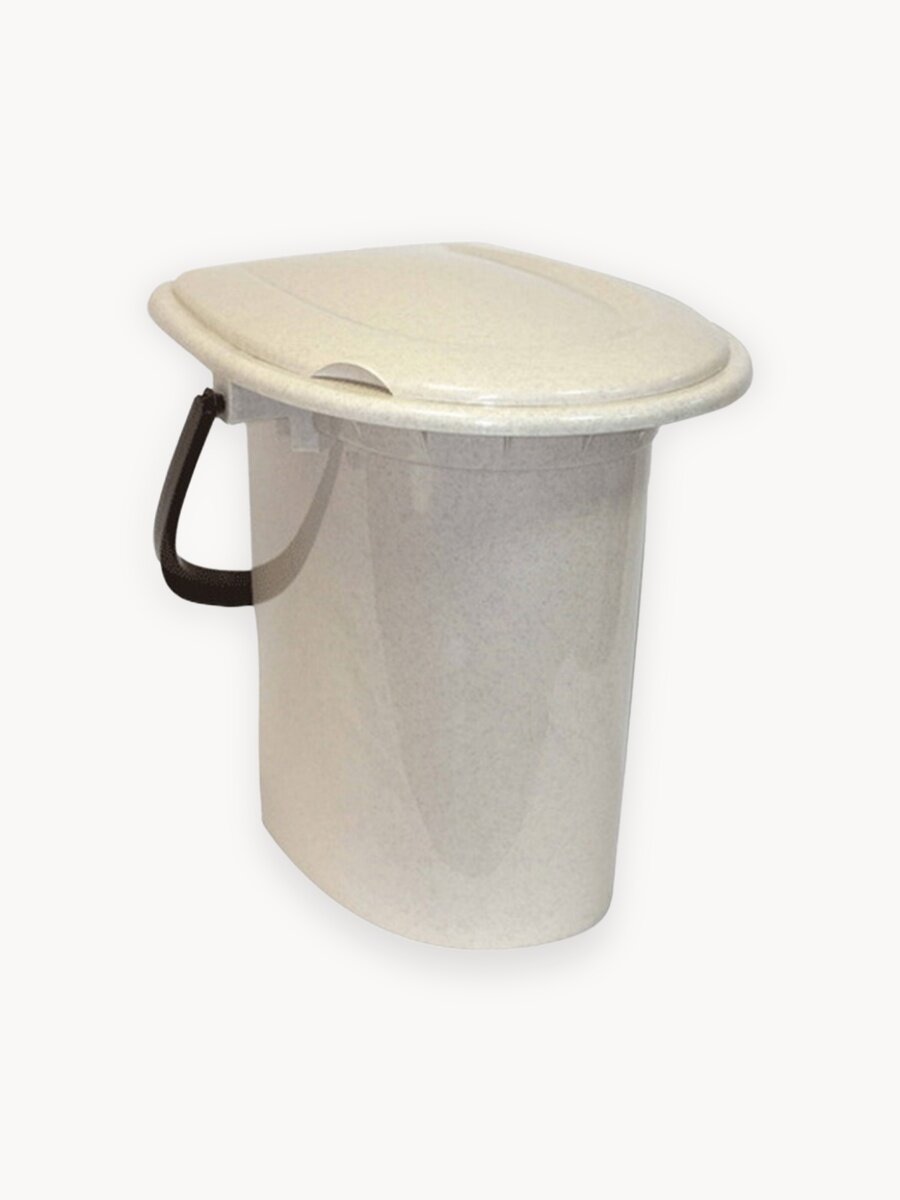 Ведро-туалет М 2459, пластик, 16л, максимальная нагрузка до 100кг