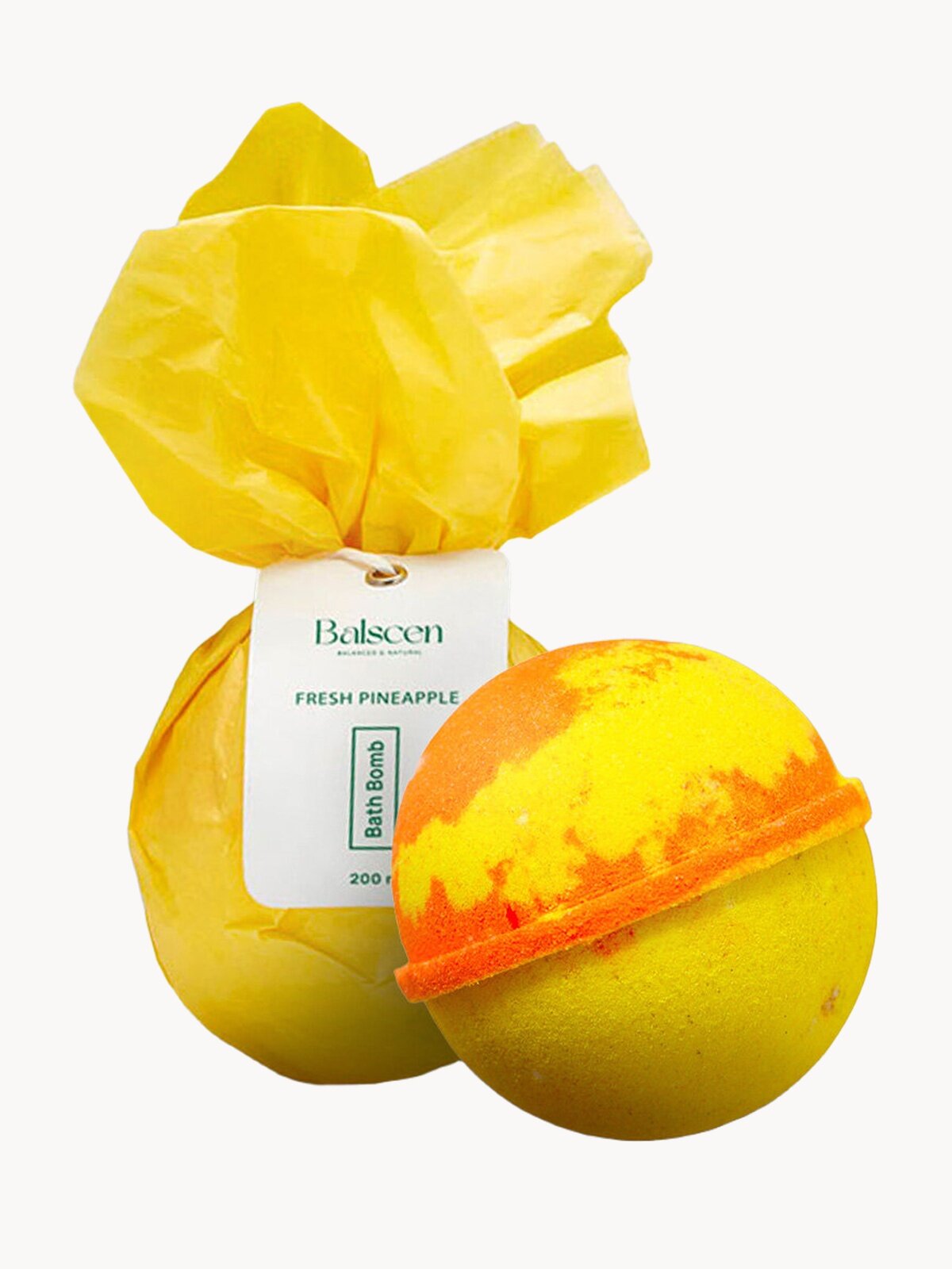 Бомбочка для ванны Balscen "Спелый Ананас", 200 г