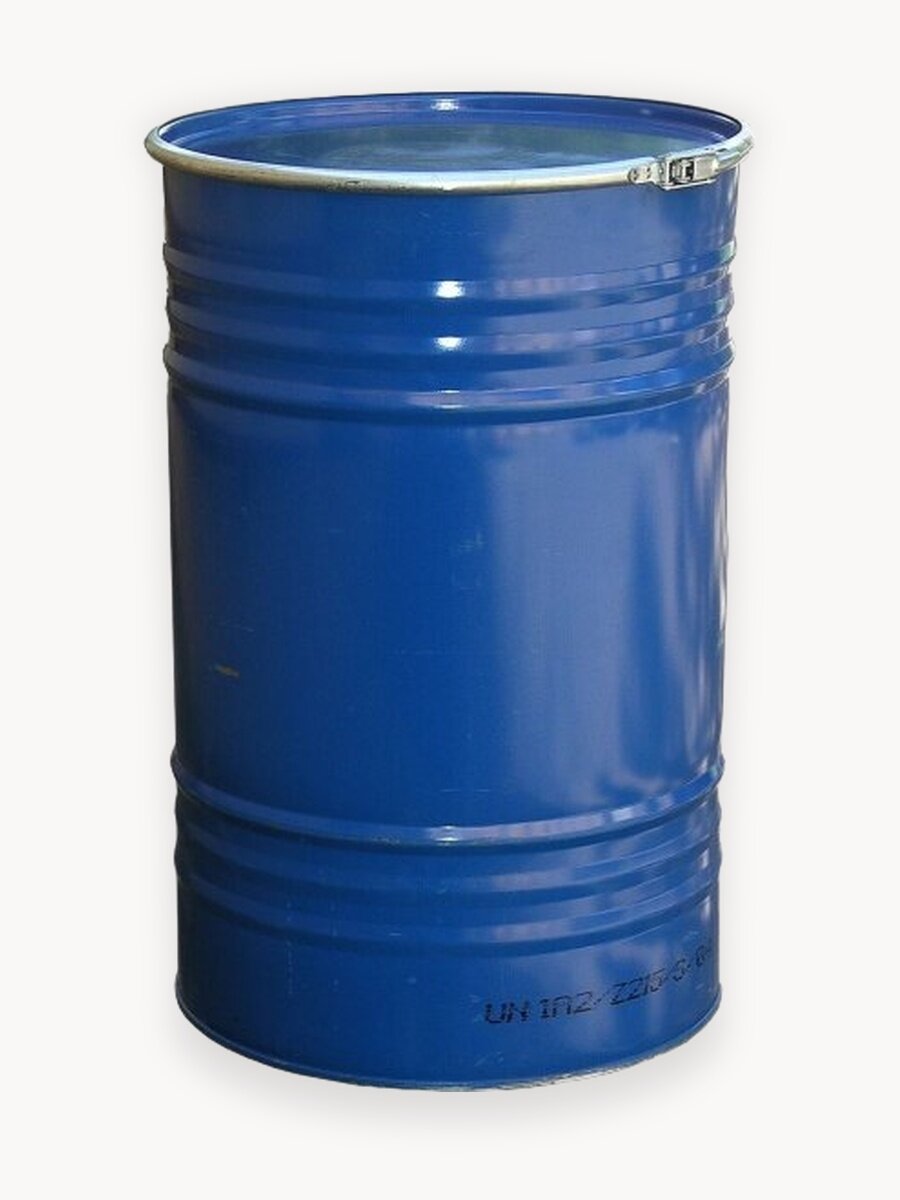 Бочка стальная Северпромтара 100л с крышкой на обруч