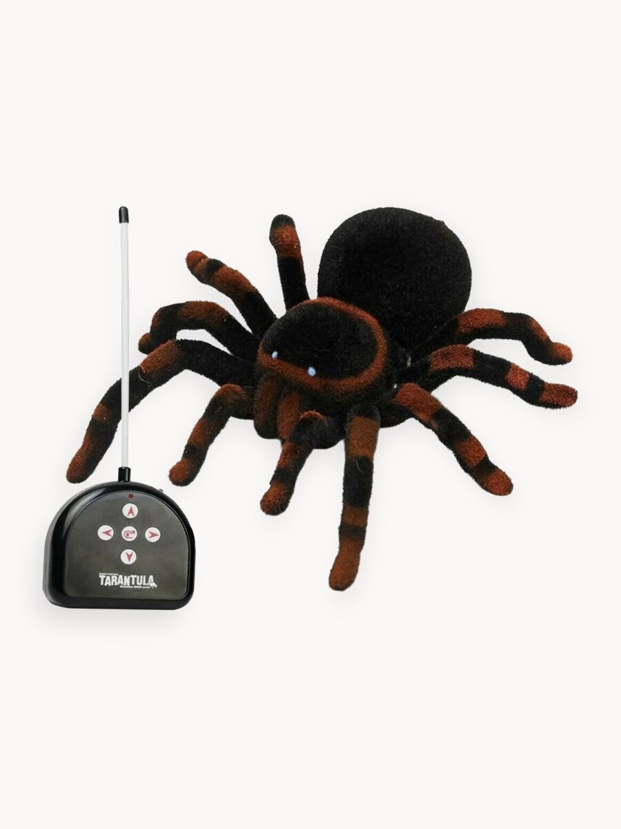 Робот паук на пульте управления Tarantula / Паук радиоуправляемый "Тарантул", световые эффекты, работает от батареек
