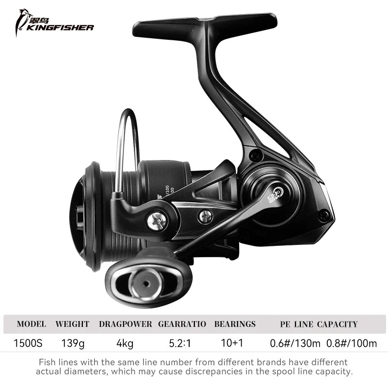 TSURINOYA Kingfisher безынерционная катушка для спиннинга