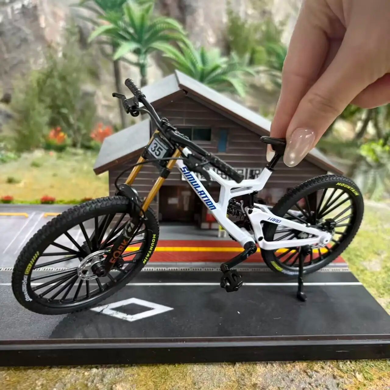Детский горный велосипед DH Downhill Bike Белый, White