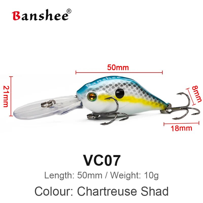 Banshee 2021 новые рыболовные приманки, воблеры бас карп рыбалка искусственная приманка для ловли рыбы жесткий глубокие низкие частоты 2-4,5 м воблер блесна воблеры для рыбалки воблеры на щуку воблеры для троллинга