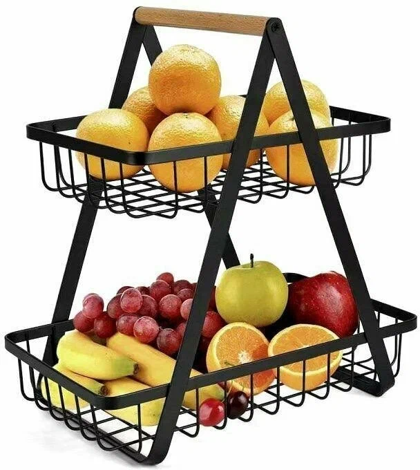 Корзина для фруктов Фруктовница металлическая\ Ваза для фруктов\ Этажерка BM