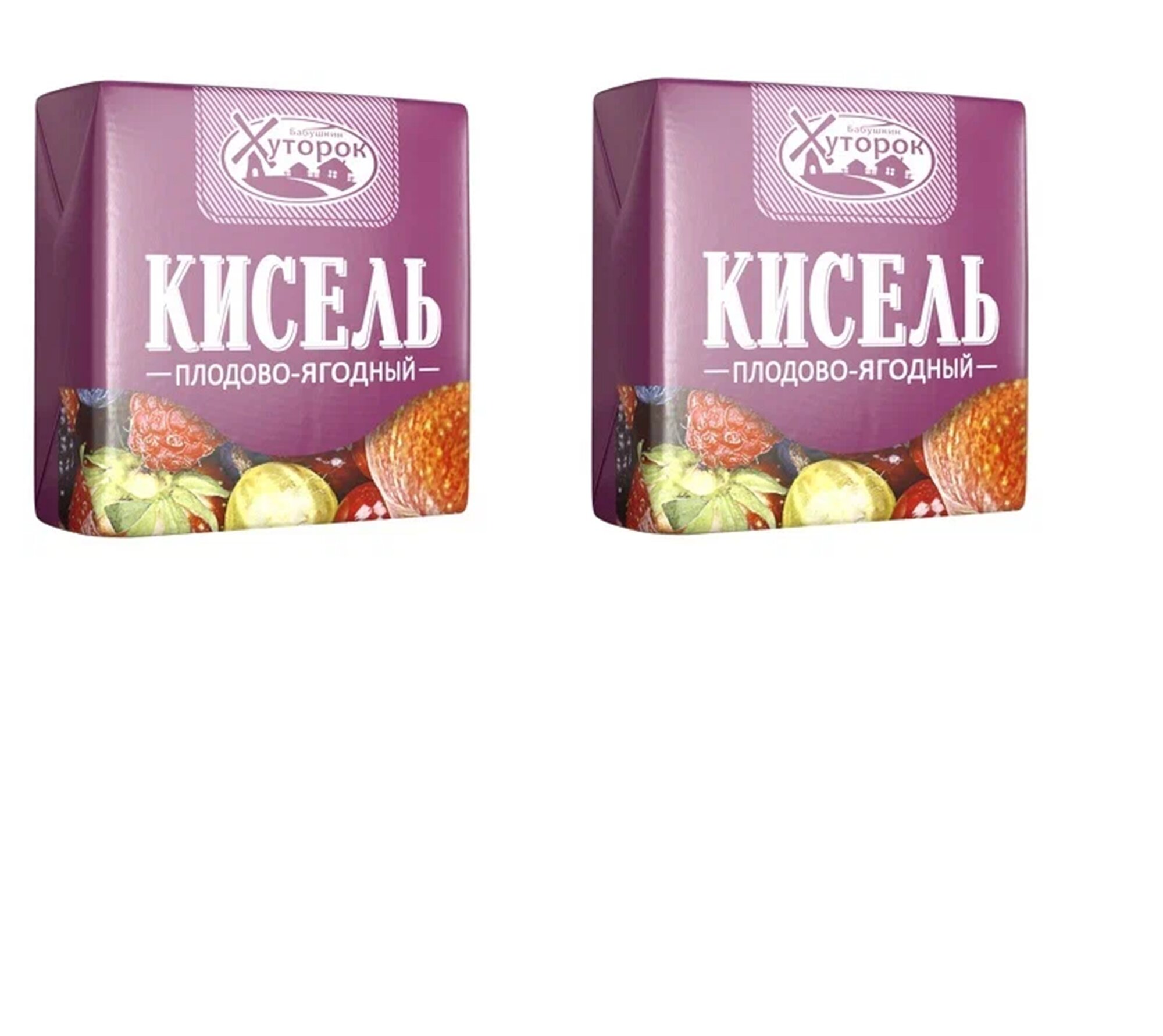 Кисель "Бабушкин хуторок" плодово-ягодный брикет 180 г 2 шт