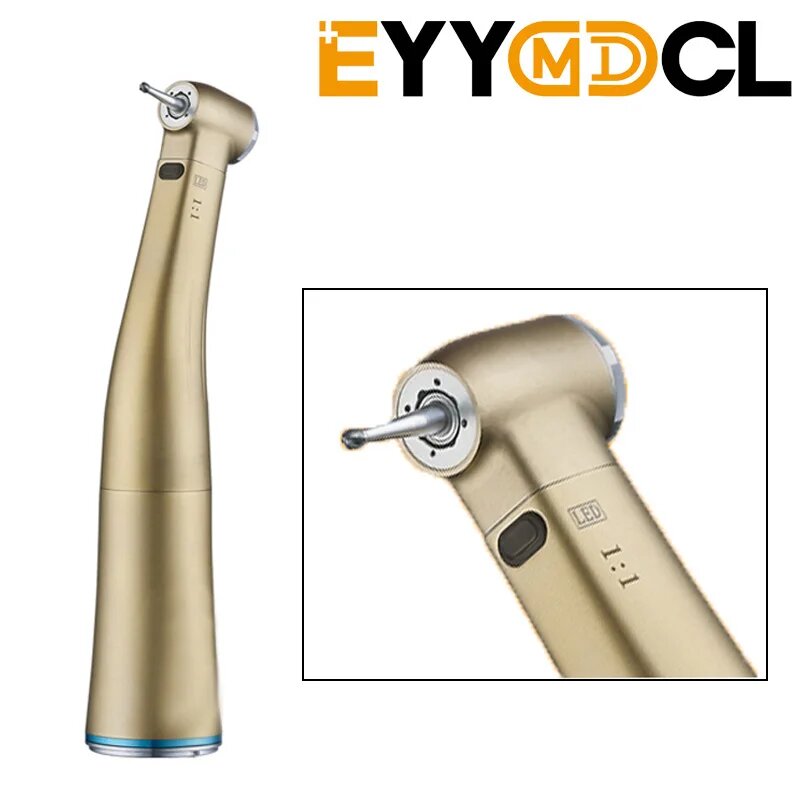 Стоматологический наконечник EYY 1:1 Blue Ring