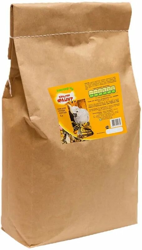 Зоомир Капитан Флинт 5 кг корм для крупных попугаев