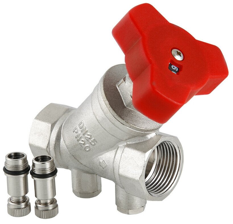 Клапан балансировочный VALTEC 2" VT.054. N.09 ручной, внутренняя / внутренняя резьба