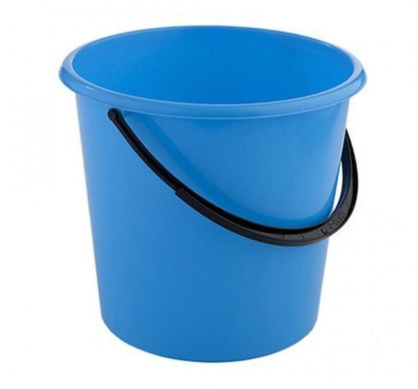 Ведро пластиковое эконом 10 л цвет ассорти без крышки, высота 26 см