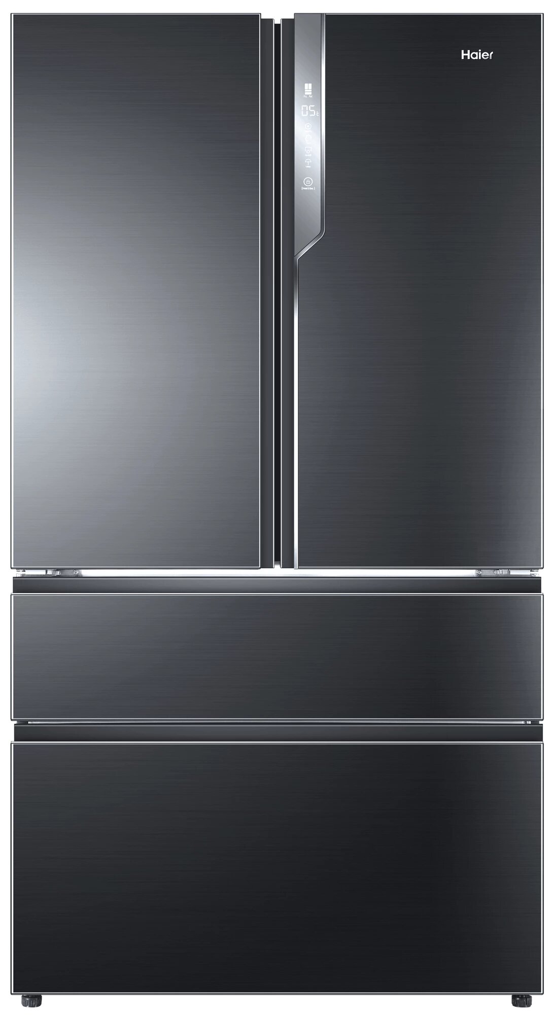 Многокамерный холодильник Haier HB25FSNAAARU, черный, 685л, инвертор