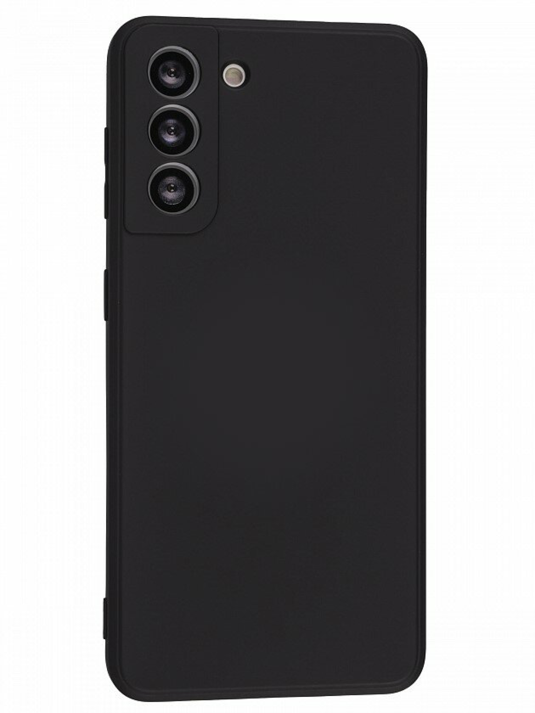Чехол силиконовый для Samsung Galaxy S21, с микрофиброй внутри, с защитой камеры, X-CASE, черный