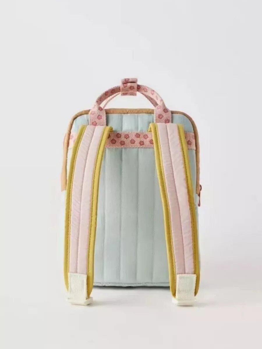 Рюкзак цветочек дошкольный в садик（Ширина 27 см, высота 34 см, толщина 10 см）