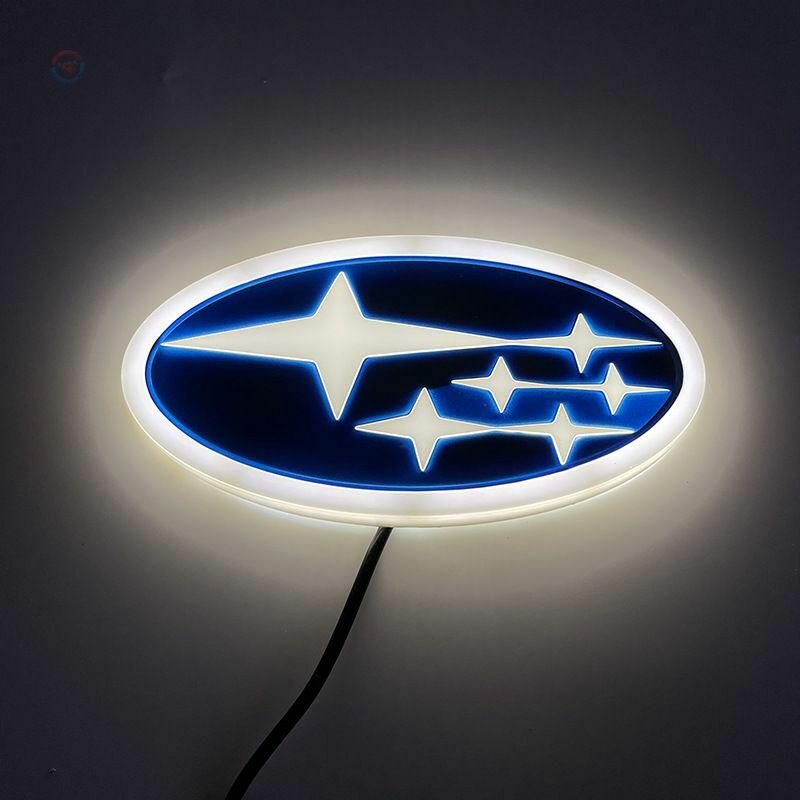 Светодиодный логотип Subaru для Forester, Legacy, Impreza, Outback, Tribeca, XV, BRZ стильная подсветка багажника с водонепроницаемыми светодиодами