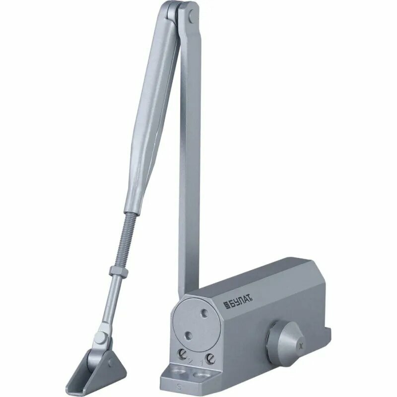 Доводчик дверной булат ARCTIC ДД 504/5 A-S (80-150 кг) сереб, морозост (10), 2212537