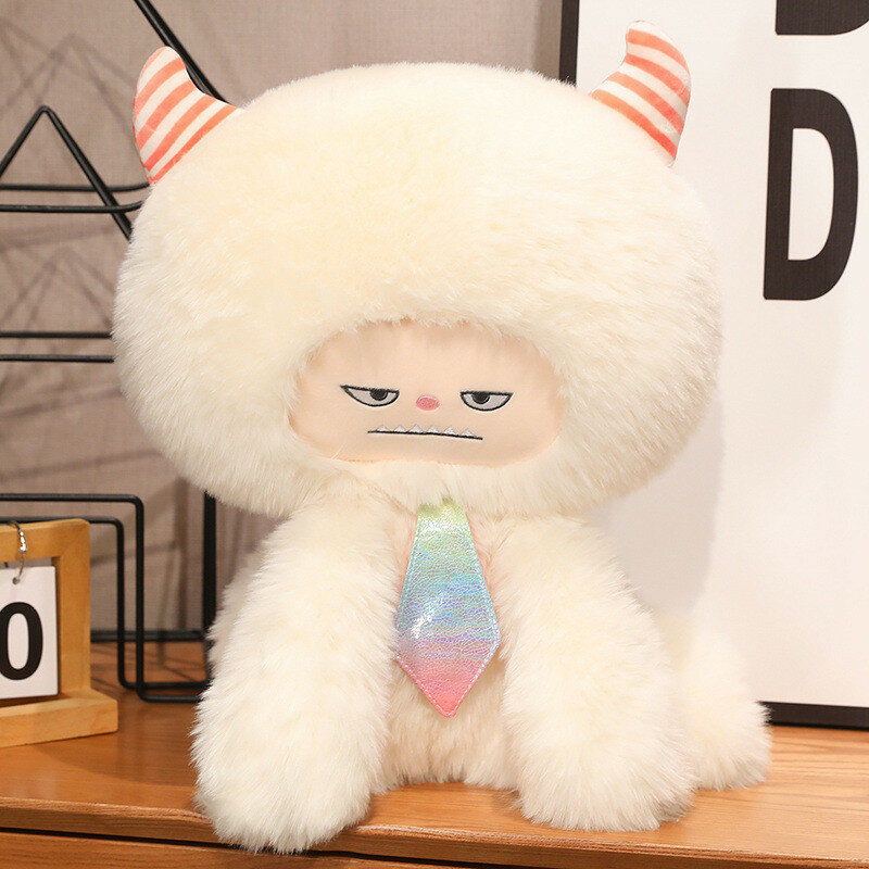 Мягкая плюшевая игрушка-Снежный монстр для детей, уютная и приятная для сна и игр