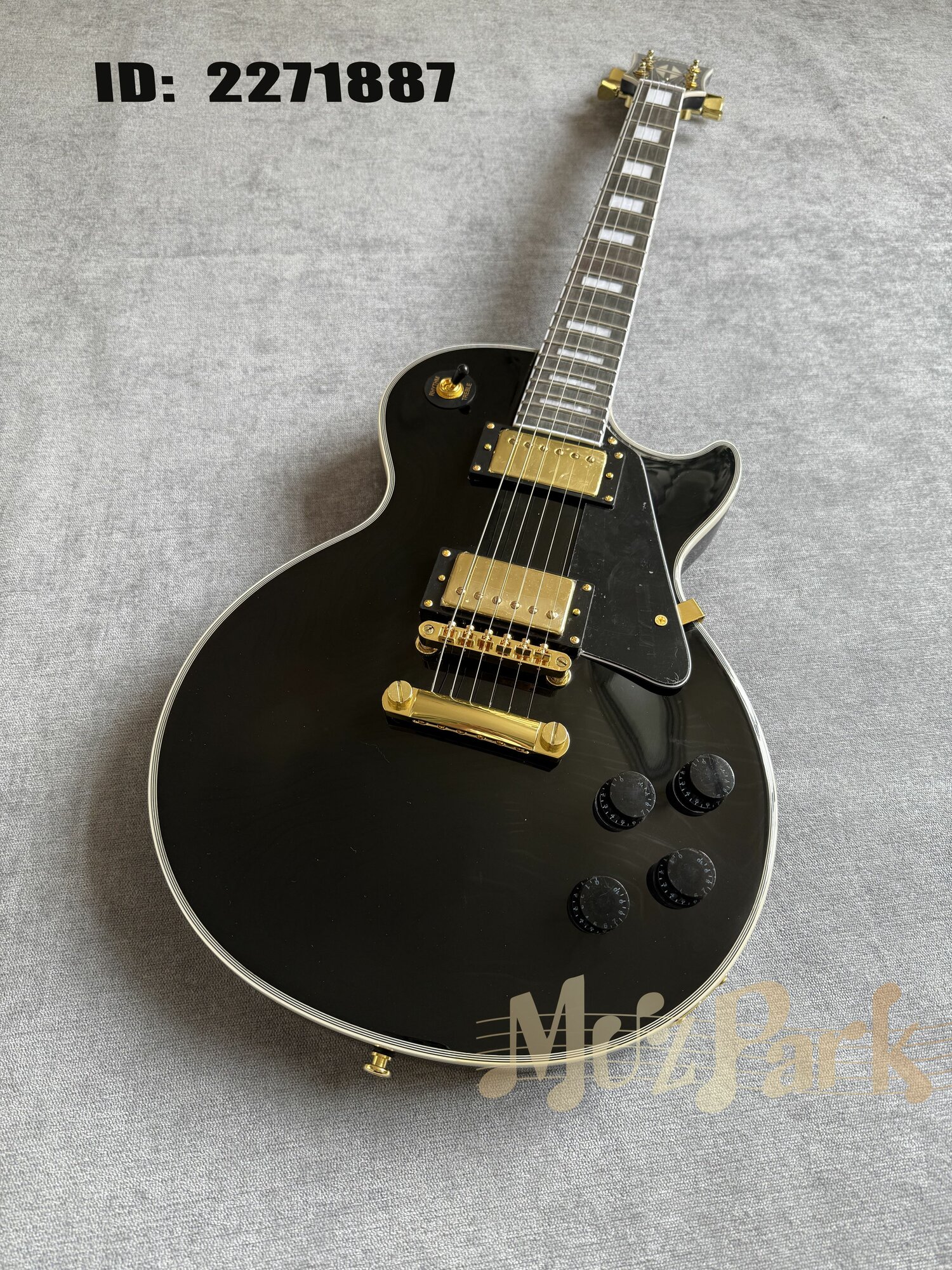 Электрогитара Les Paul Custom Электрическая гитара (гитара для начинающих) 6-струнная, корпус Махагони 39"