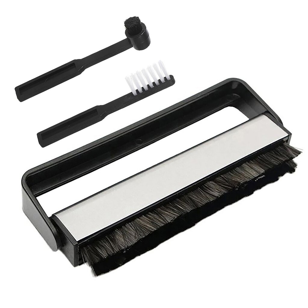 Набор из 3 многофункциональных мягких щетков для рекордной пыли высокая плотность 2 черный маленький инструмент
