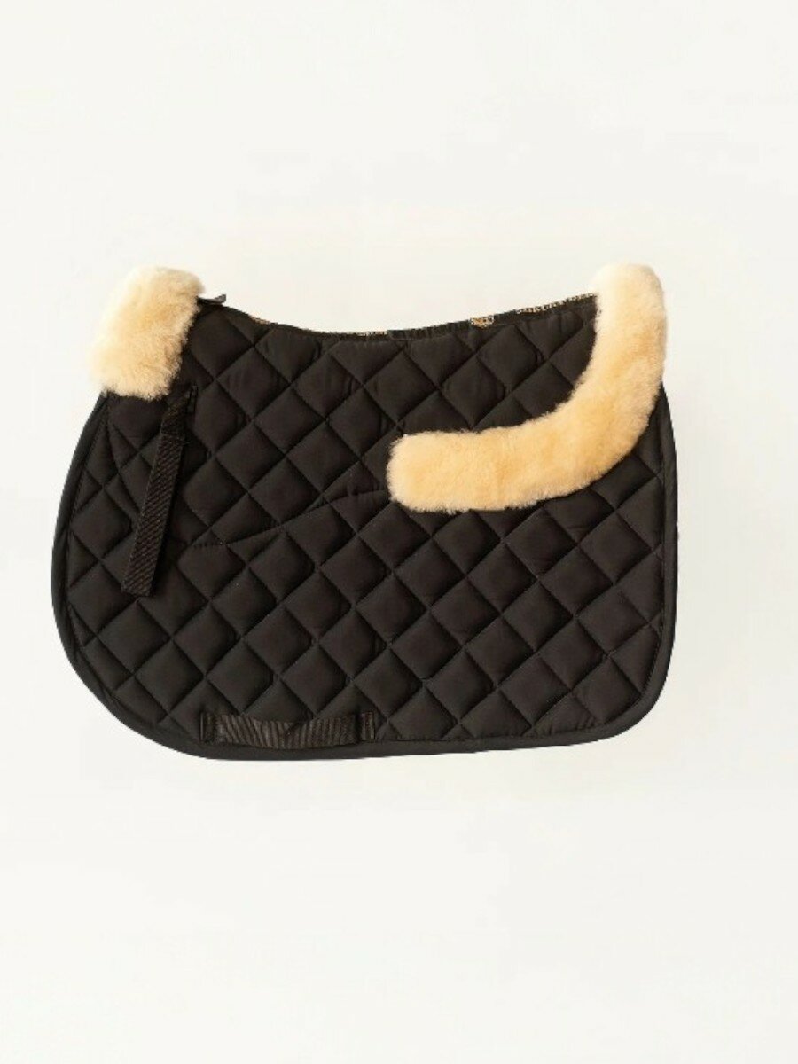 Вальтрап выездковый с амортизатором Shkura-Dekor черный (размер L)