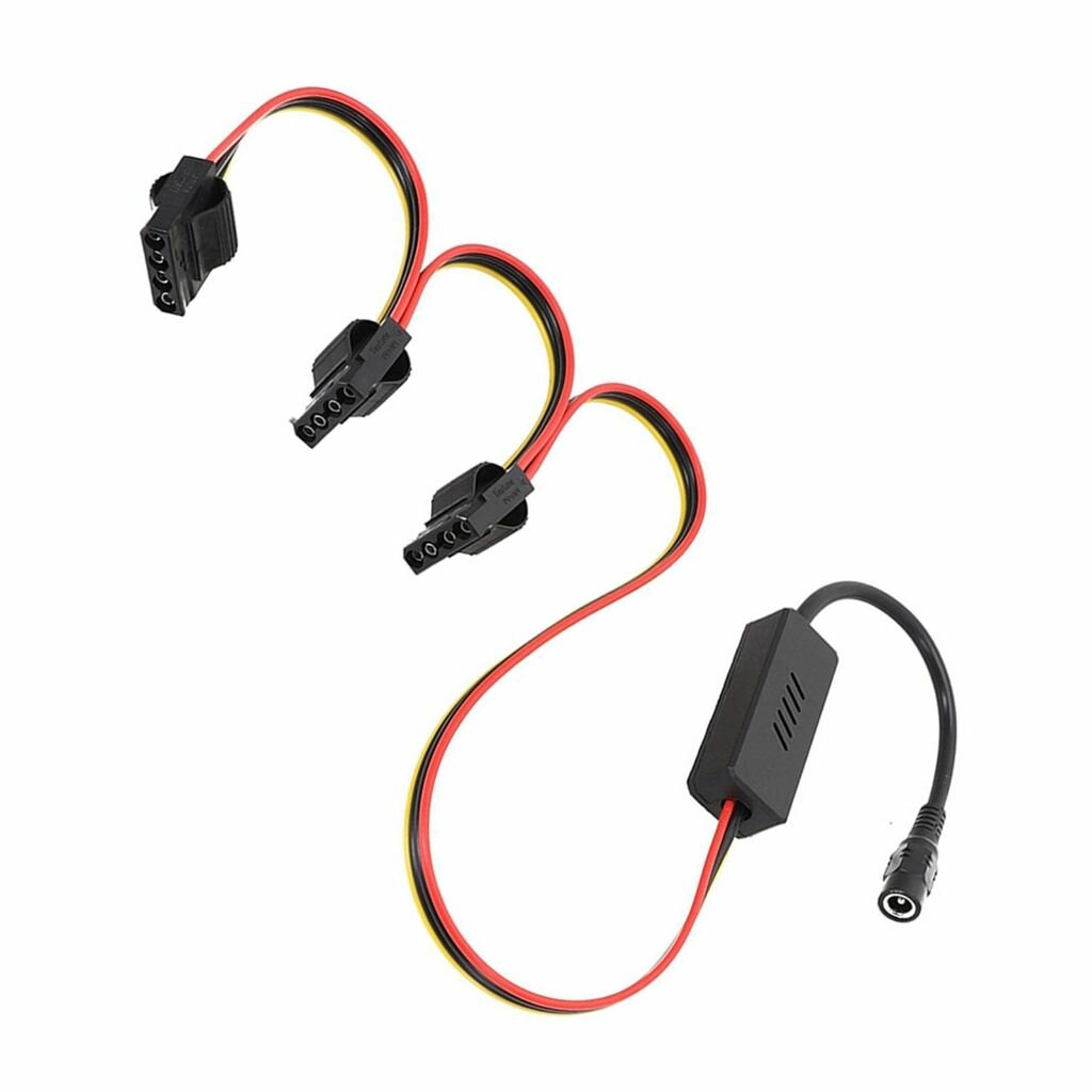 Кабель Molex 4Pin на 5525, - Один на троих