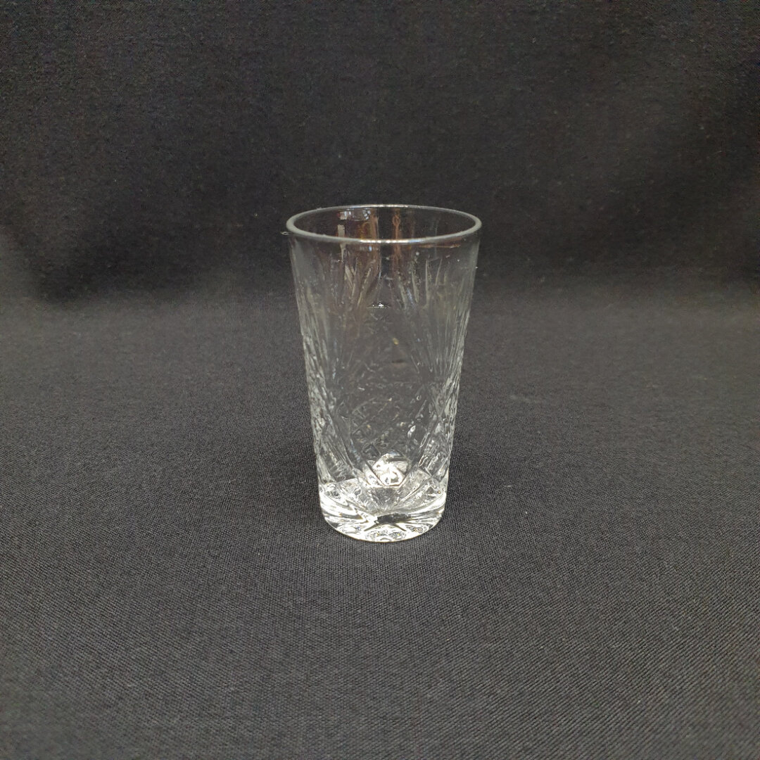 Стопка, Дятьковский, хрусталь, 8,5 см, 75 мл. Винтаж, СССР.