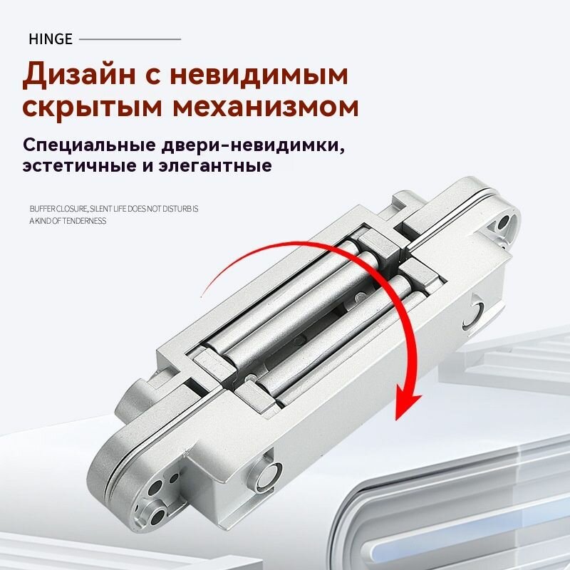 Скрытая петля KUBICA 27 - K2700 CS Матовый хром