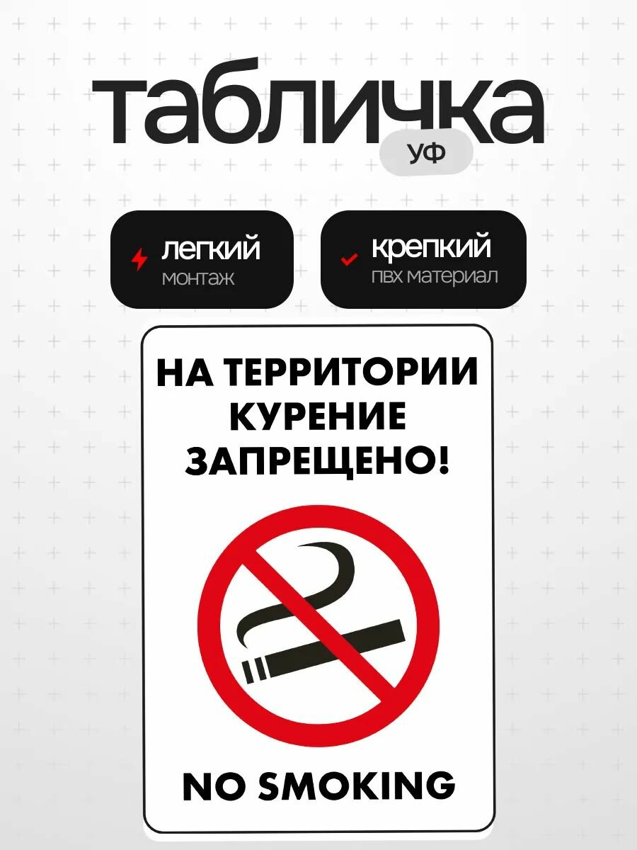 Табличка Не курить