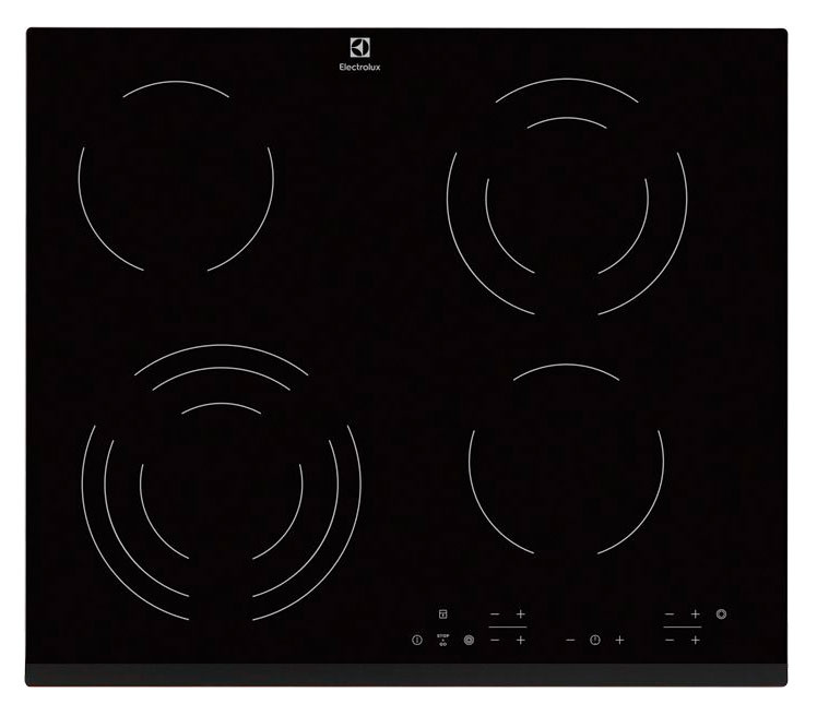 Варочная панель электрическая Electrolux EHF6343FOK, черный