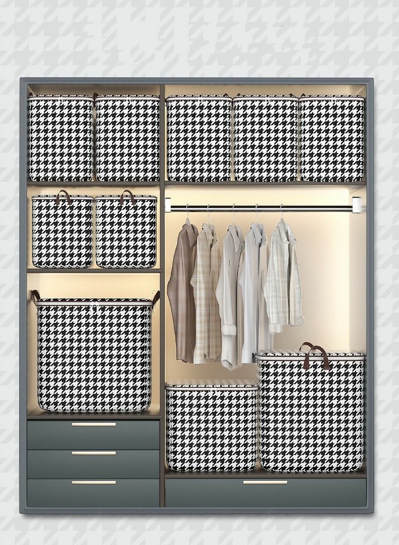 Бестселлер для сезонного гардероба: вместительная сумка на молнии, объем 100/140/180 литров-HDJ-CJ0914