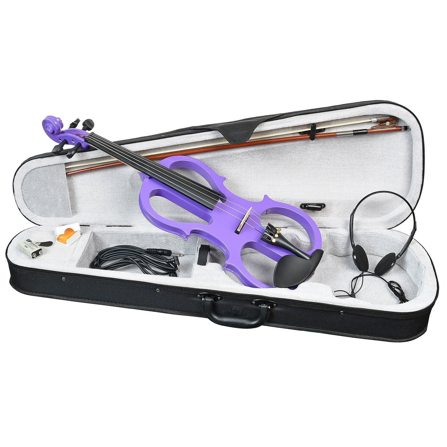 ANTONIO LAVAZZA EVL-01 PL - Электроскрипка размер 4/4, цвет -фиолетовый, контурная