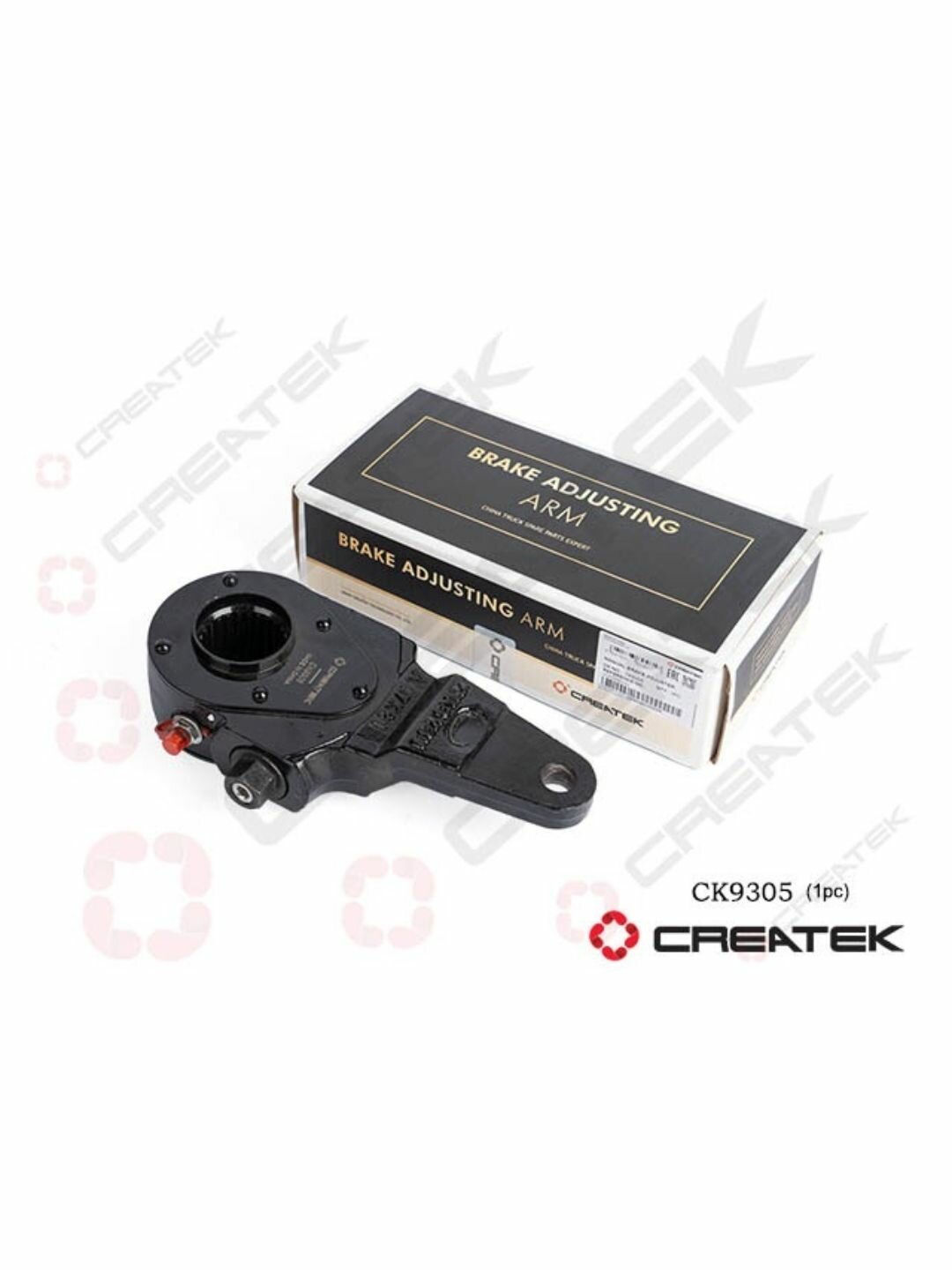 Трещетка тормозная передняя левая 8х4 FAW J6 (25 зубов) от CREATEK Арт. 3501205D242-C00