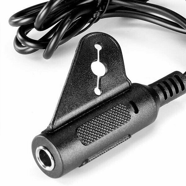 SH-85 Черный звукосниматель с 6 отверстиями и разъемом Power Rap End-Pin Jack