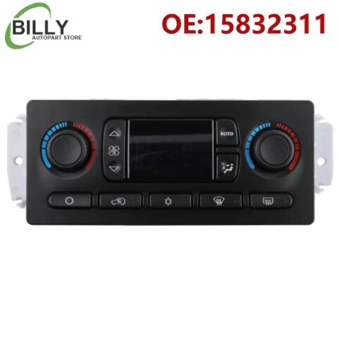 Машина 15832311 599211 Панель обогревателя переменного тока XD, переключатель модуля климат-контроля для GMC Chevrolet Cadillac Oldsmobile Hummer для Buick