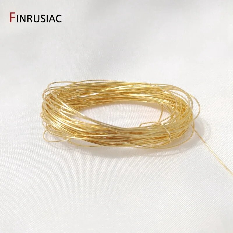 Медная проволока FINRUSIAC, 0.7 мм, 5 м, золотистая