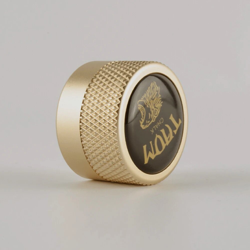 Держатель для мела бильярдный, Gold, желтый
