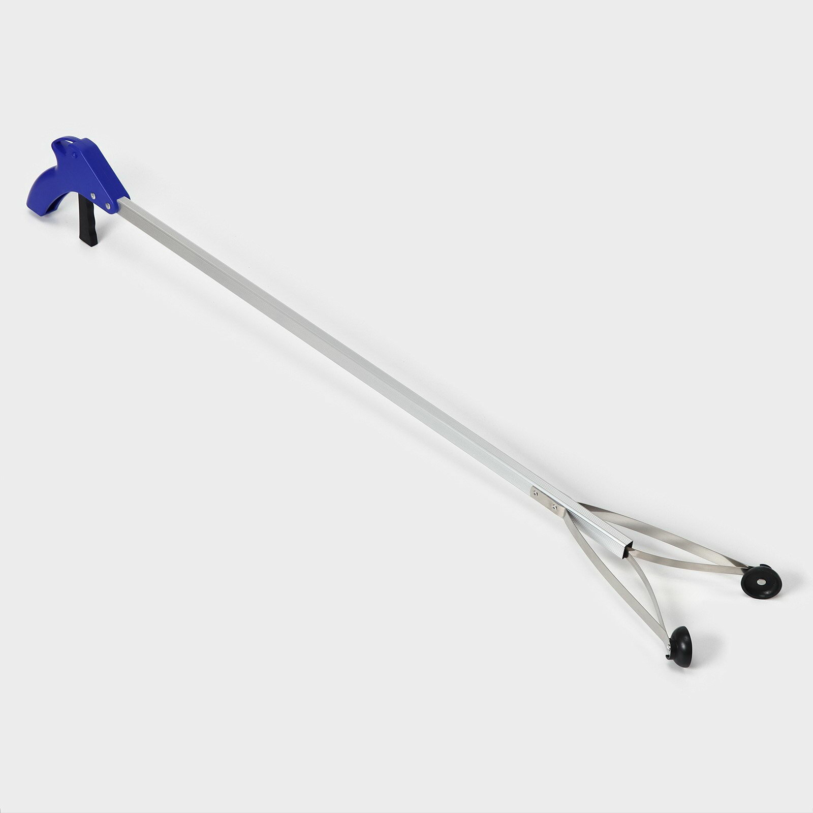 Захват для мусора алюминиевый, 99x12.5 см, ПВХ держатели, размер упаковки: 12.5 x 4 x 99 см.