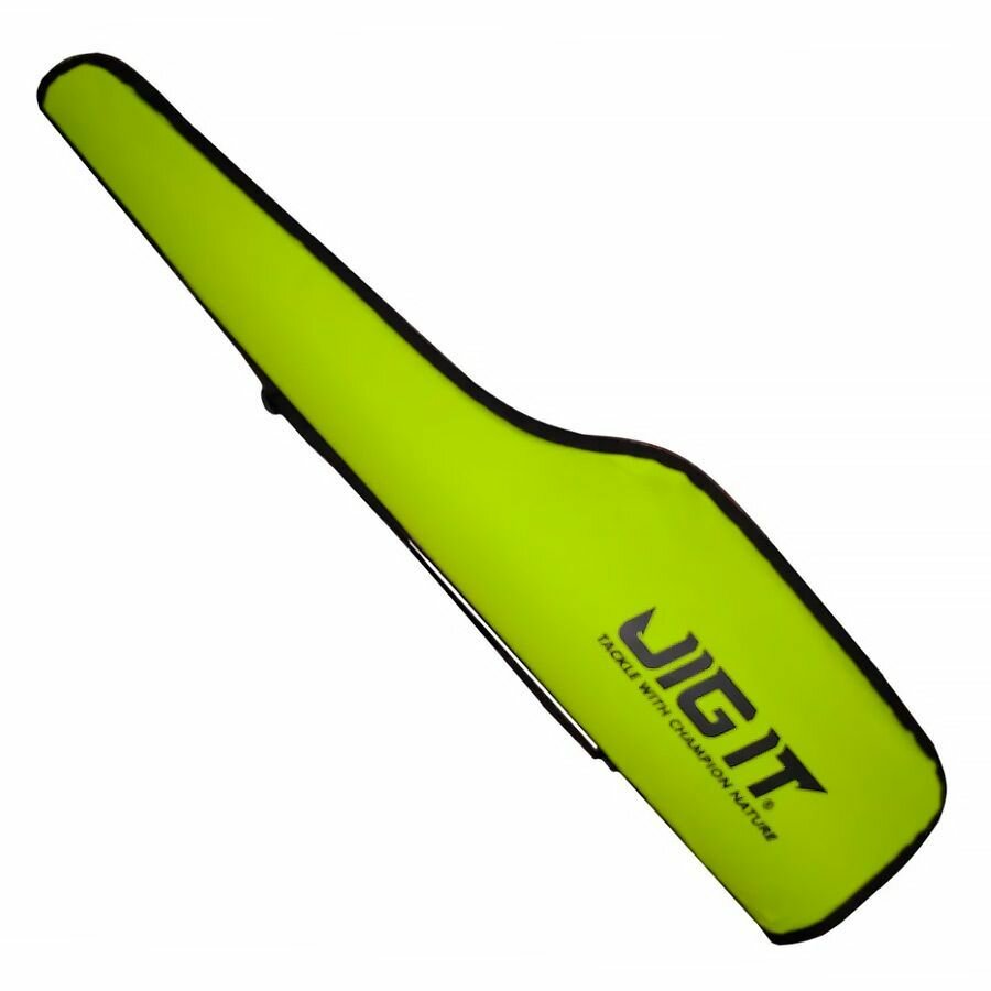 Чехол JIG IT полужесткий для зимних удилищ , длина 80 см, цвет Lime